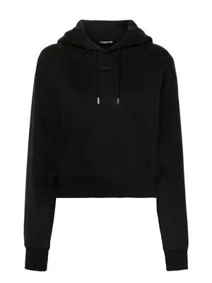 Jacquemus Grosgrain Logo Hoodie - Black