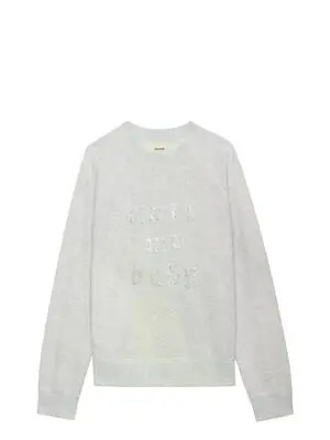 Zadig&Voltaire Rhinestone Embellished Sweatshirt - Grey