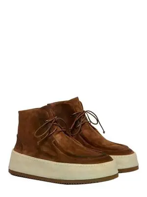 Marsèll Parapana Leather Lace Up Boots - Brown