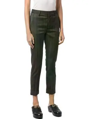 DONDUP DONDUP Striped Cropped Trousers