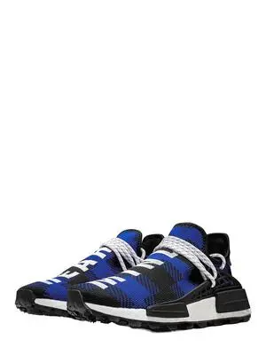 Adidas X Bbc X Pharrell Nmd Hu Plaid Pack Sneakers - Blue