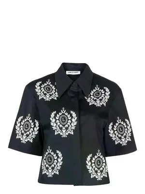 LOW CLASSIC Graphic Print Short-sleeve Shirt - Blue