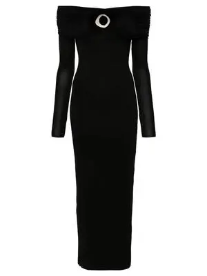 MANURI Amara Maxi Dress - Black