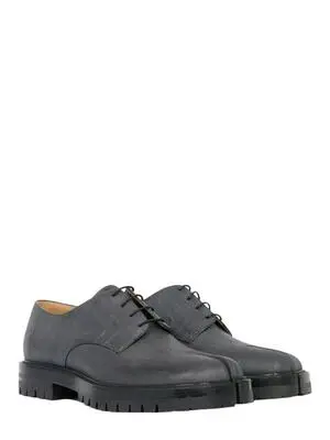 MAISON MARGIELA Tabi Lace-up Derby Shoes - Grey