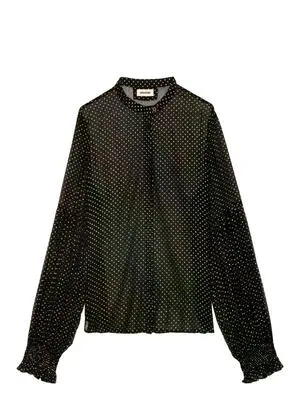ZADIG&VOLTAIRE Zadig&Voltaire Tandy Embellished Puff Sleeve Blouse