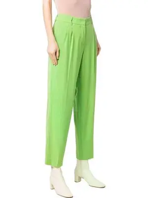 BLANCA VITA Straight-leg Tailored Trousers - Green