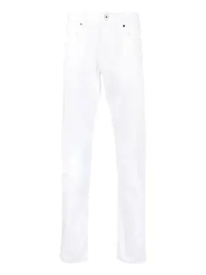 14BROS Straight-leg Cotton Jeans - White