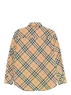 Burberry Check Shirt - Neutrals