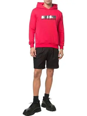 HIDE&JACK Cotton Hoodie With Logo Detail - Red
