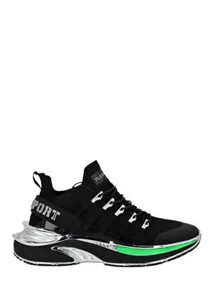 PLEIN SPORT Chrome Surfer Sneakers - Black