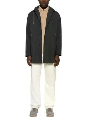 Herno Hooded Parka Coat - Grey