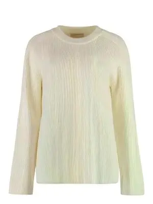 Michael Kors Wool Crew Neck Sweater - Neutrals