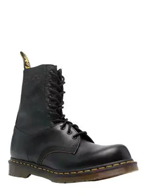MAISON MARGIELA X Dr. Martens Leather Lace-up Boots - Black