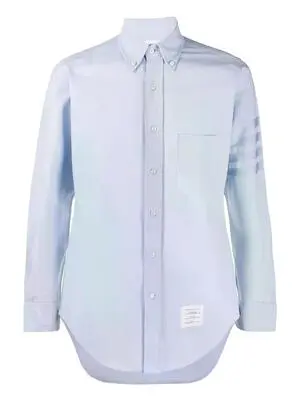 Thom Browne 4-bar Oxford Shirt - Blue