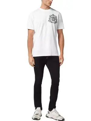 Philipp Plein Skull&bones T-shirt - White
