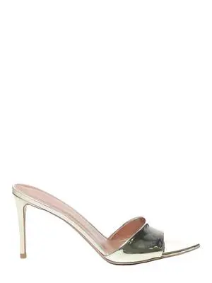 GIULIANO GALIANO 80mm Alixia Metallic Effect Sandals - Silver