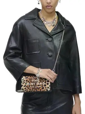Marc Jacobs Cheetah Mini Cross Body Bag - Neutrals