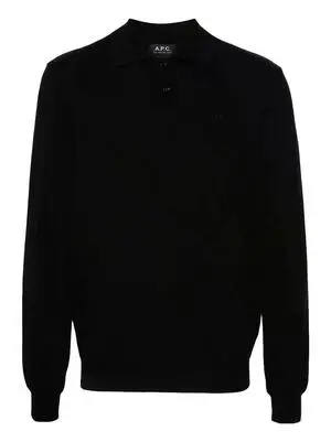 A.p.c. Jacob Polo Shirt - Black