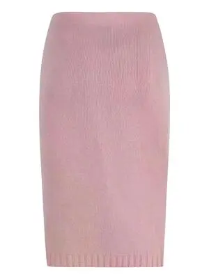 TOM FORD Wool-cashmere Blend Skirt - Pink