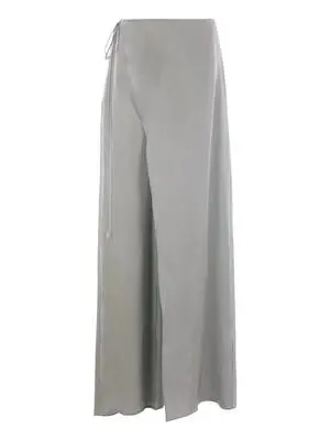 BLUMARINE Blumarine High Waist Wrap Trousers With Side Tie