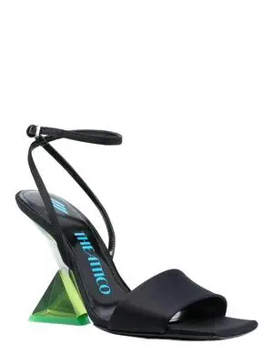 Attico Cheope 105mm Sandals - Black
