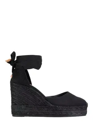 CastaÑer Carina Wedge Espadrilles - Black