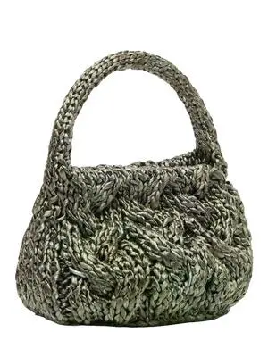JW Anderson Small Cable Knit Bag - Grey
