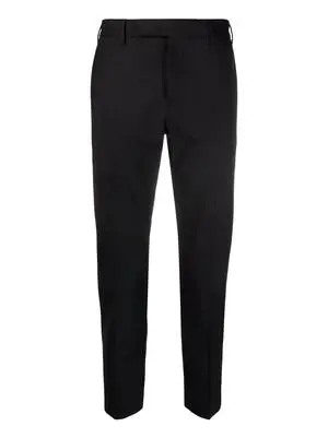 PT TORINO PT Torino Cropped Tailored Trousers Black