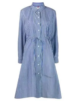 TOMMY HILFIGER Tommy Hilfiger Stripe Cotton Shirt Dress