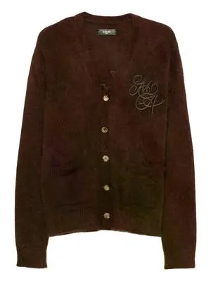 Amiri Ma Swirl Cardigan - Brown