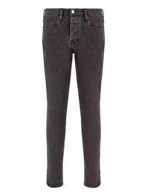 Emporio Armani Slim-fit Stretch-denim Jeans - Black