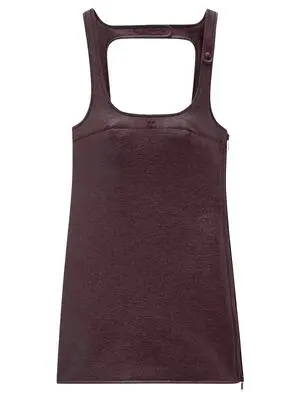 COURREGES Re-edition Vinyl Mini Dress - Red
