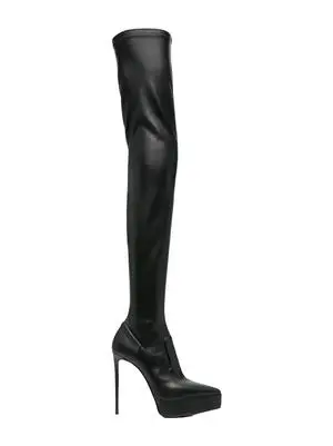 LE SILLA Uma Thigh-high Boots - Black