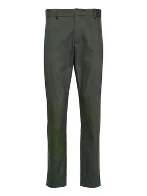 PT TORINO Mid-rise Tapered Chinos - Green