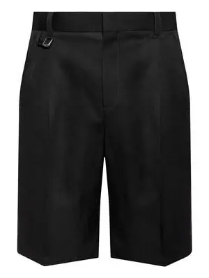 Jacquemus Melo Virgin Wool Shorts - Black