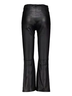PAULA PAULA Leather Flared Trousers