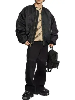 Vetements Convertible Belted Cargo Shorts - Black