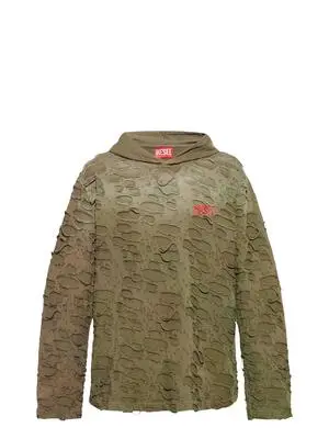 DIESEL® T-crane-ls Hoodie - Neutrals