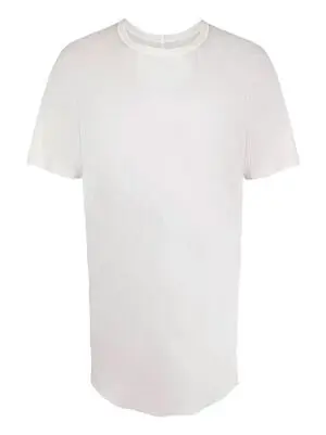 Boris Bidjan Saberi Lace-up-detail Longline T-shirt - Grey