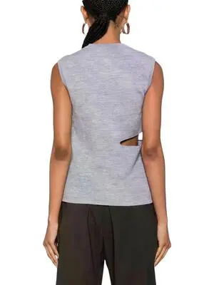 Fendi Ff-motif Tank Top - Grey