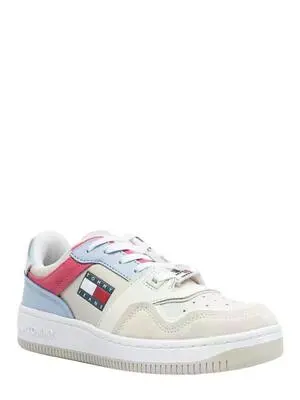 Tommy Hilfiger Colour-block Mid-top Sneakers - Neutrals
