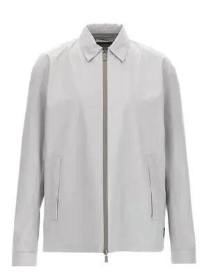 Herno Zipped Windproof Jacket - Grey