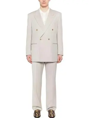 SUNFLOWER 90's Double-breasted Blazer - Neutrals