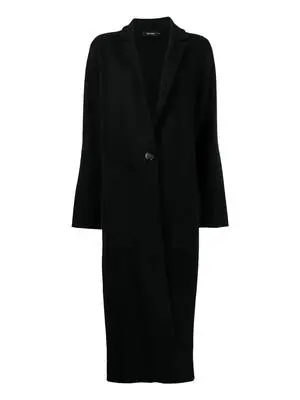 LISA YANG Single-breasted Fitted Coat - Black