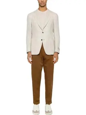 Canali Single-breasted Blazer - Neutrals