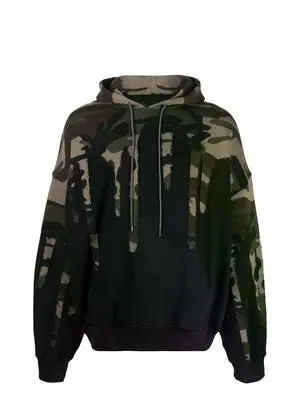 MOSTLY HEARD RARELY SEEN Extreme Drip Camouflage Hoodie - Black