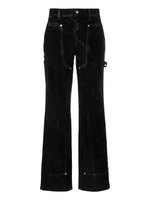 STELLA MCCARTNEY Stella McCartney Black Washed Denim Straight Leg Jeans