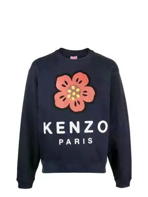 Kenzo Boke Flower Crew-neck Sweatshirt - Blue