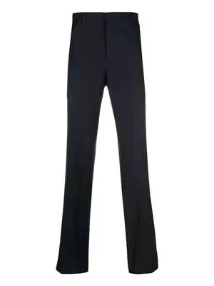 LANVIN Straight-leg Virgin Wool Trousers - Blue