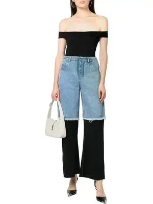 Christopher Esber Deconstructed Straight-leg Jeans - Blue
